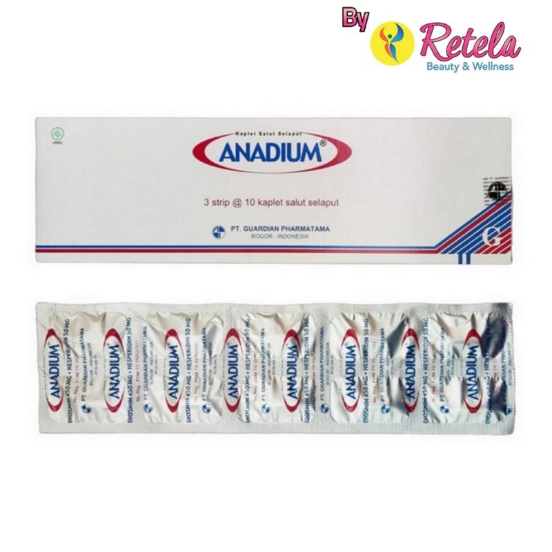 Jual ANADIUM 450MG 1 STRIP 10 TABLET/ WASIR/ AMBIEN/ HEMORROID | Shopee ...