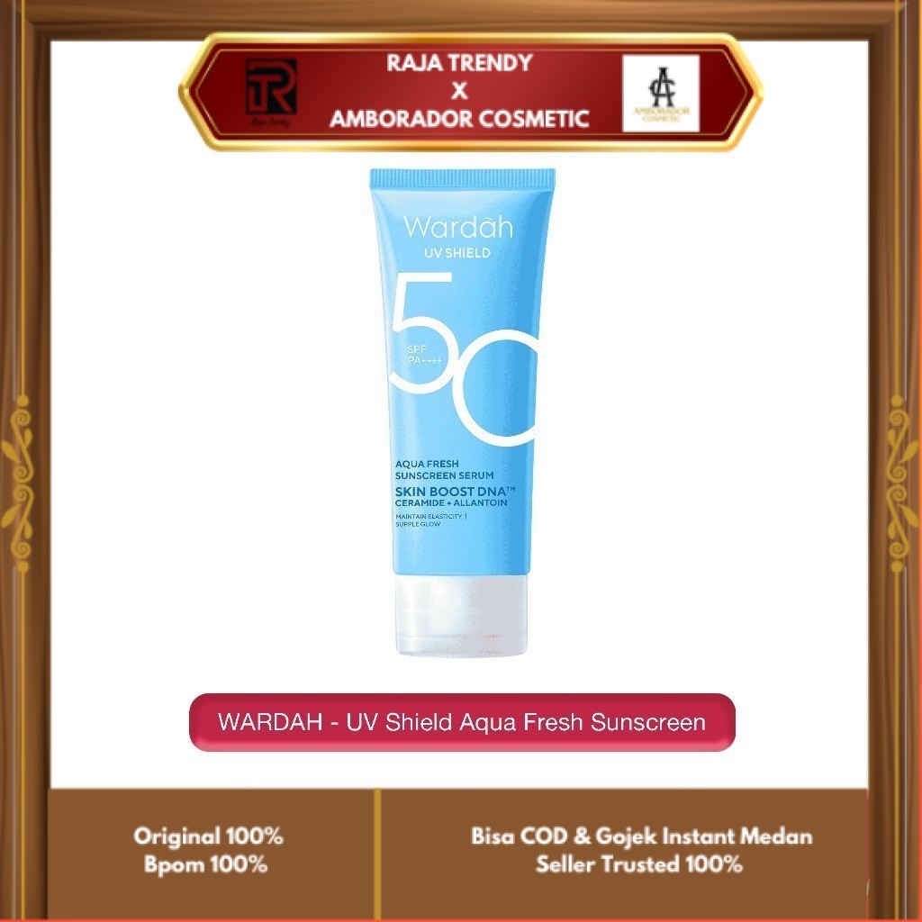 Jual WARDAH - UV SHIELD AQUA FRESH SUNSCREEN SERUM SPF 50 PA++++ ( 30 ml ) - Sunscreen Wajah ...