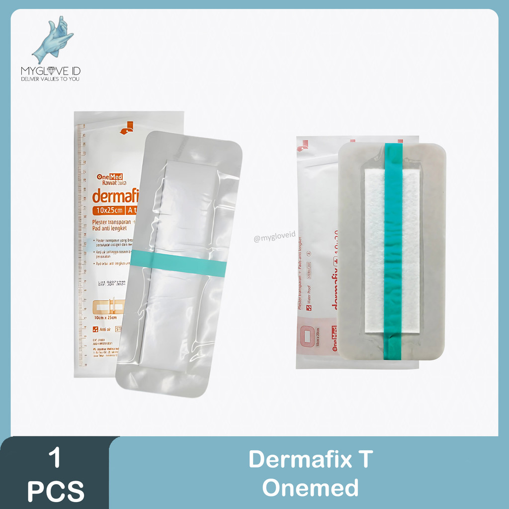 Jual Dermafix T / Plester Luka Transparan Anti Air Onemed Eceran ...