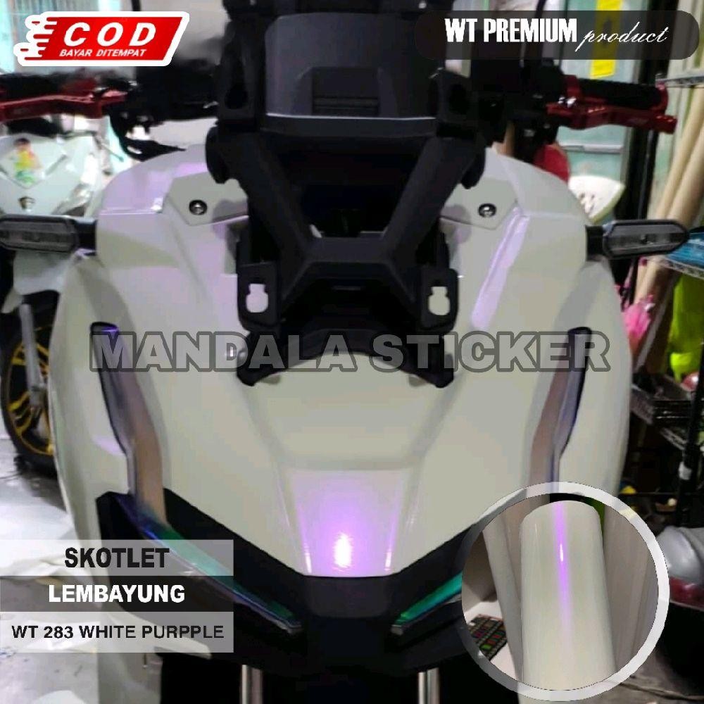 Jual Stiker Scotlite Motor Putih Lembayung Glossy Peal 50cm - Kendaraan ...