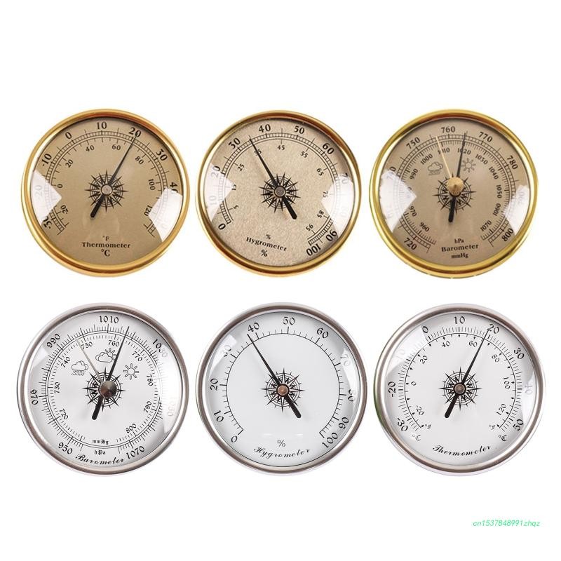 Jual Wall-mounted Thermometer Hygrometer Barometer Household Indoor ...