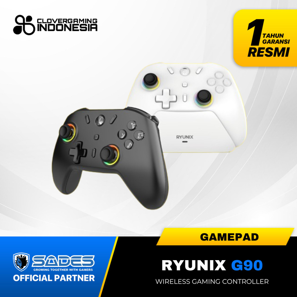 Jual Sades Ryunix G90 G-90 WIreless Gamepad Hall Effect Tri Mode Connection G 90 Joystick ...