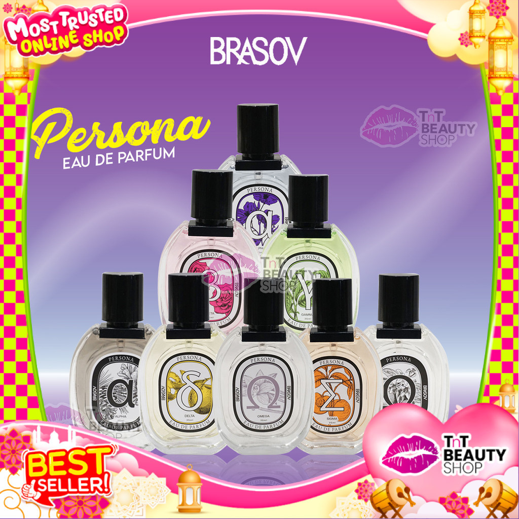 Jual BRASOV Persona Parfum Halal BPOM 35 ML Eau De Parfum Fragrance ...