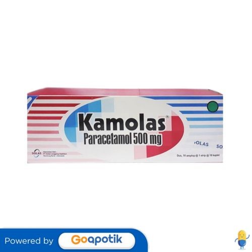Jual Kamolas 500 Mg Box 100 Kaplet | Shopee Indonesia