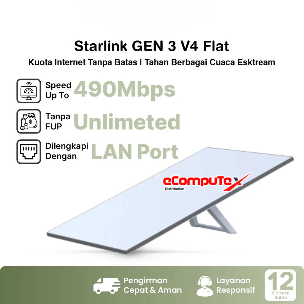 Jual STARLINK GEN 3 V4 / STARLINK V4 GEN 3 SATELITE KIT / STANDAR ...