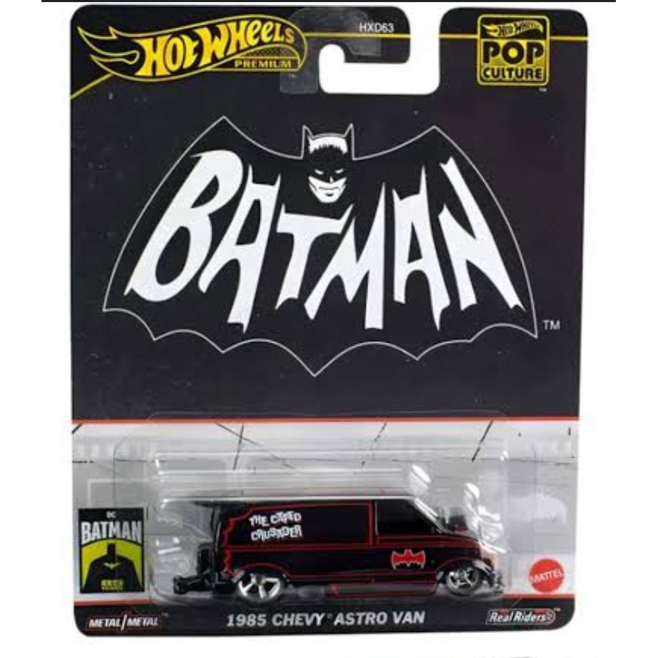 Jual Hot Wheels Premium Pop Culture 1985 Chevy Astro Van Batman Murah ...