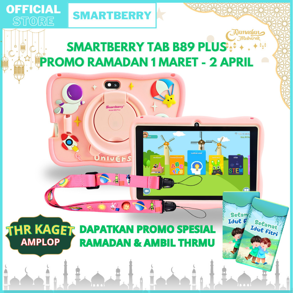 Jual SMARTBERRY KIDS STUDY TAB B89 PLUS / B89+ tab 4/128GB / Tablet ...