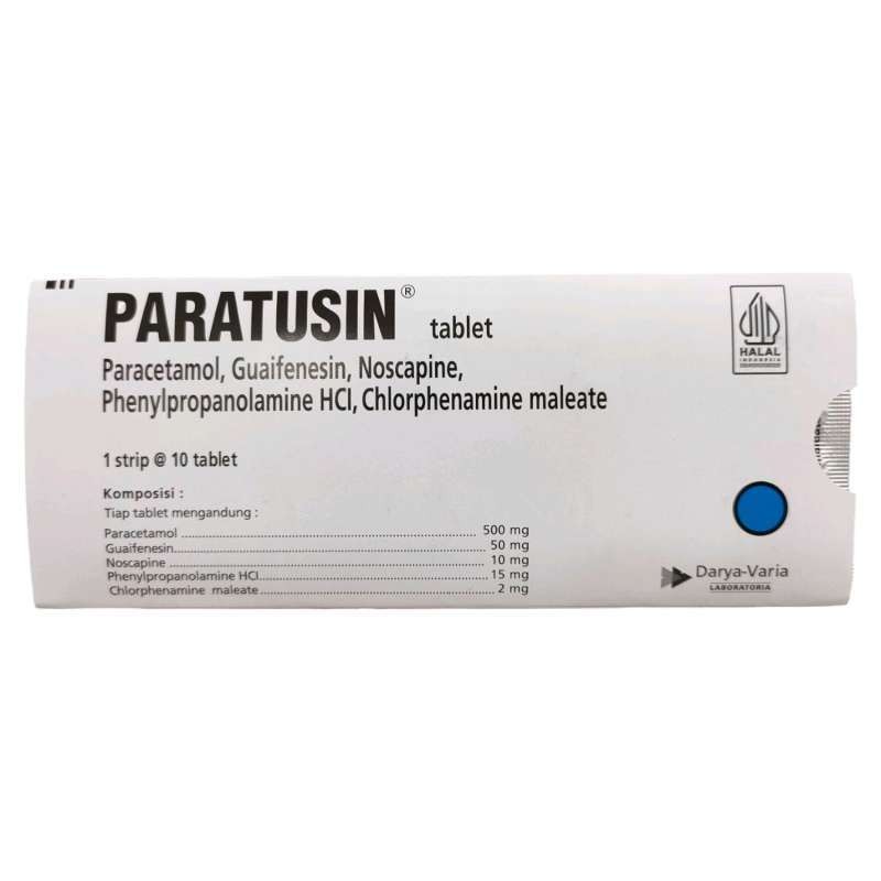 Jual Paratusin Tablet Obat Flu dan Batuk 1 Strip (10 Tablet) | Shopee ...