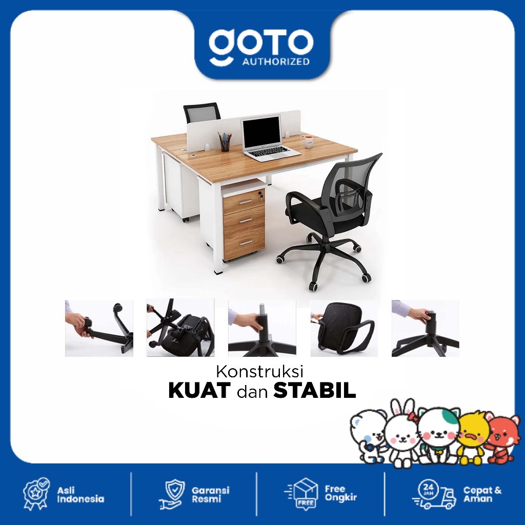 Jual Goto Coreflex Chair Kursi Kerja Kantor Belajar Komputer Hidrolik ...