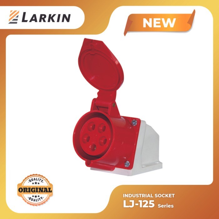 Jual LARKIN FORT Soket Genset 5 Pin 5P 32 Amper 32A Plug Industrial ...