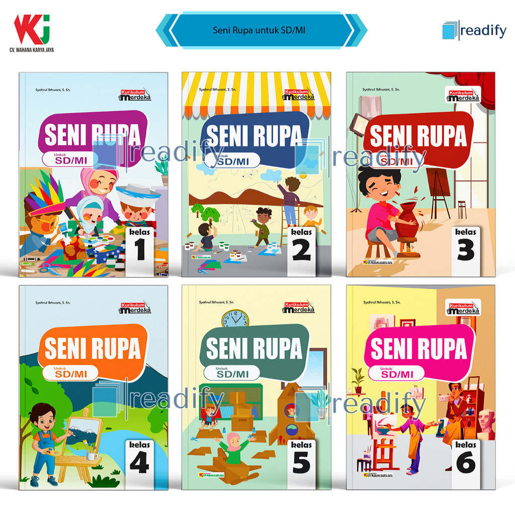 Jual Seni Rupa Kelas 1 2 3 4 5 6 SD/MI WKJ Kurikulum Merdeka Revisi Terbaru | Shopee Indonesia