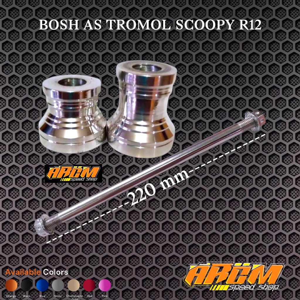 Jual Bosh bos boshing tromol depan Honda scoopy plus as roda deapn ...