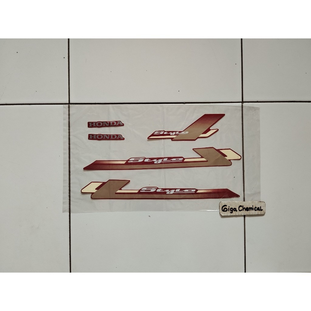 Jual Striping Sticker Lis Motor Honda Stylo 160 2024 2025 Merah ...