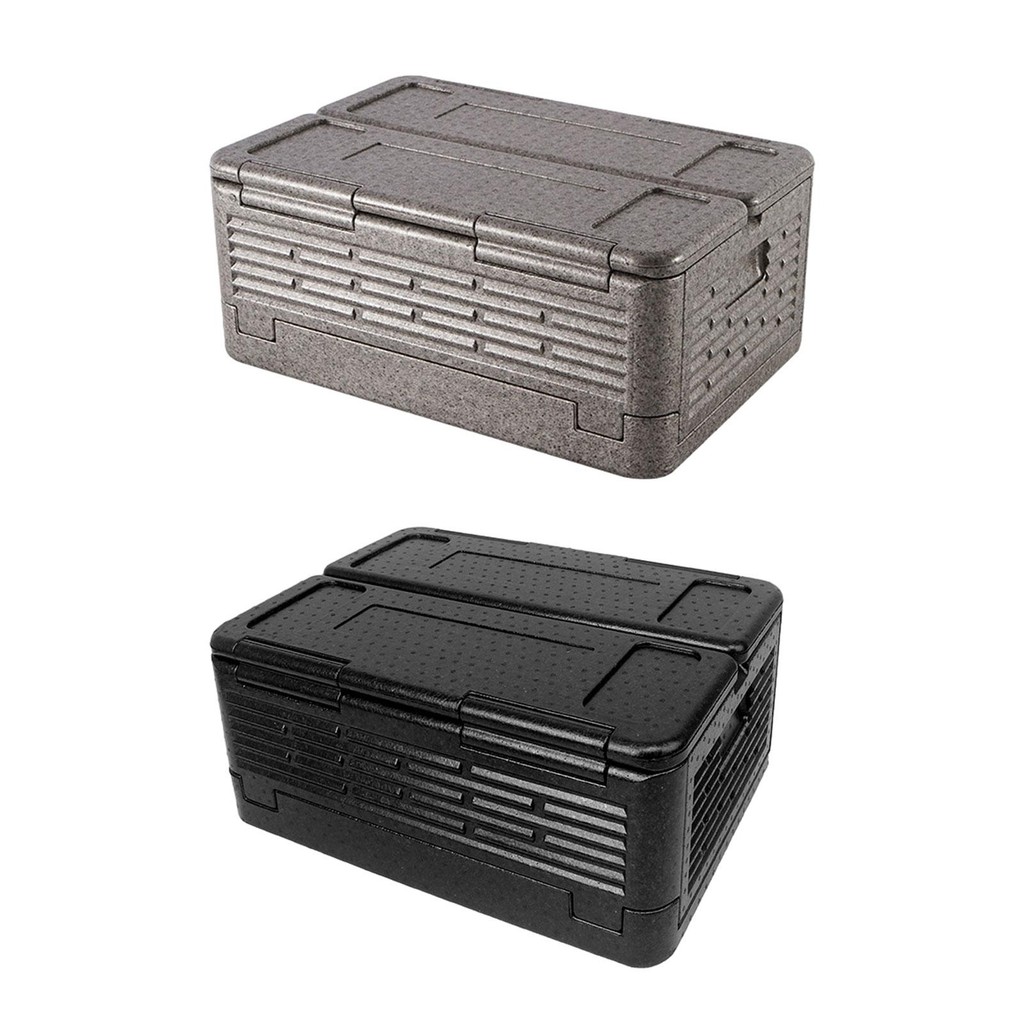 Jual Insulated Food Cooler Box Iceless Cooler Foam Chest Foldable 60L ...