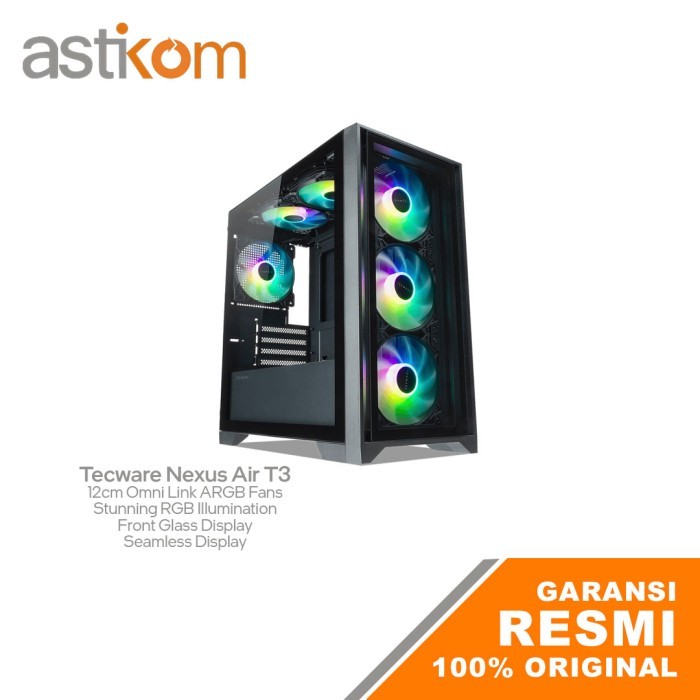 Jual Casing PC Tecware Nexus Air T3 Black | Shopee Indonesia