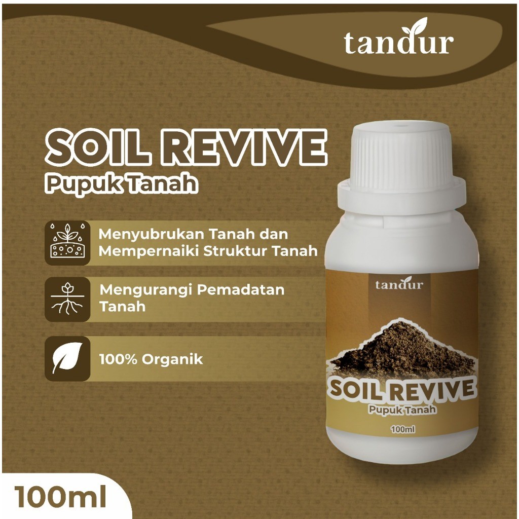 Jual Tandur - Soil Revive Pupuk Untuk Tanah - Netto 100ml | Shopee ...