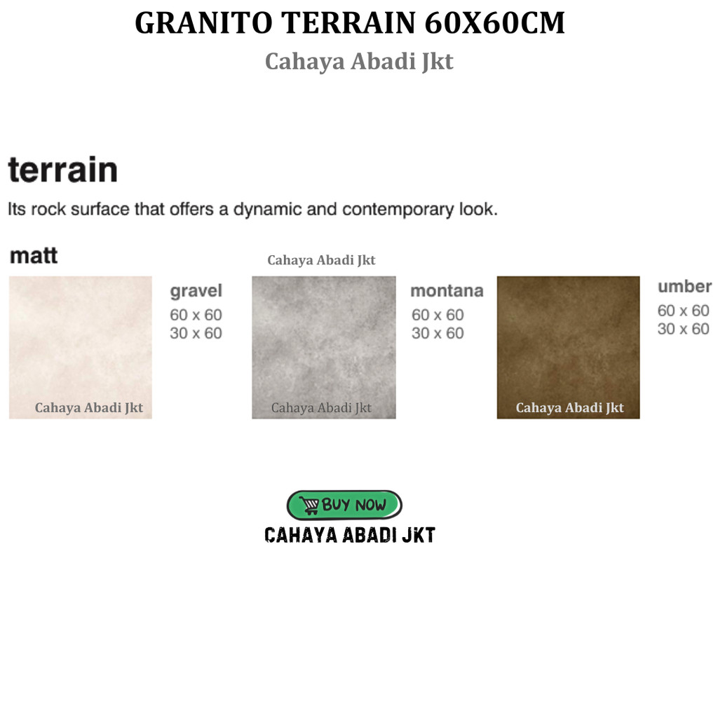 Jual GRANITE GRANITO TERRAIN MONTANA KW1 60X60CM 1.44METER | Shopee ...