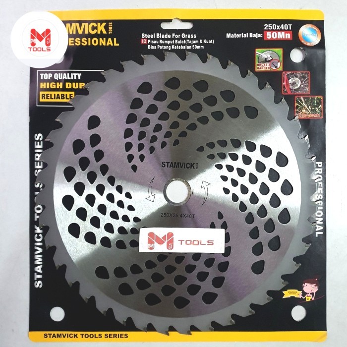 Jual Pisau Potong Rumput Bulat STAMVICK 10" - STAMVICK Mata Pisau ...