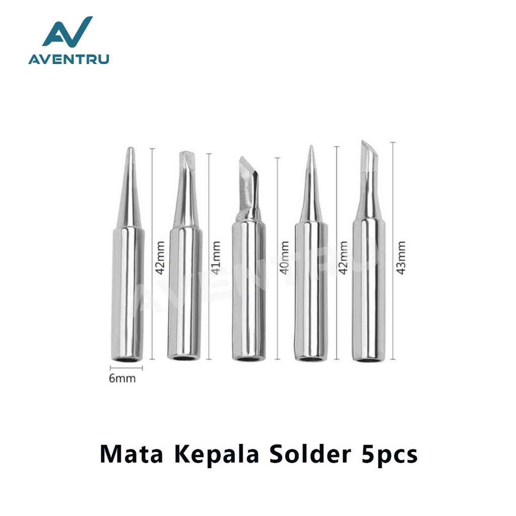 Jual Mata Kepala Solder Pisau Lancip Station Set Head Solder Iron Tip | Shopee Indonesia