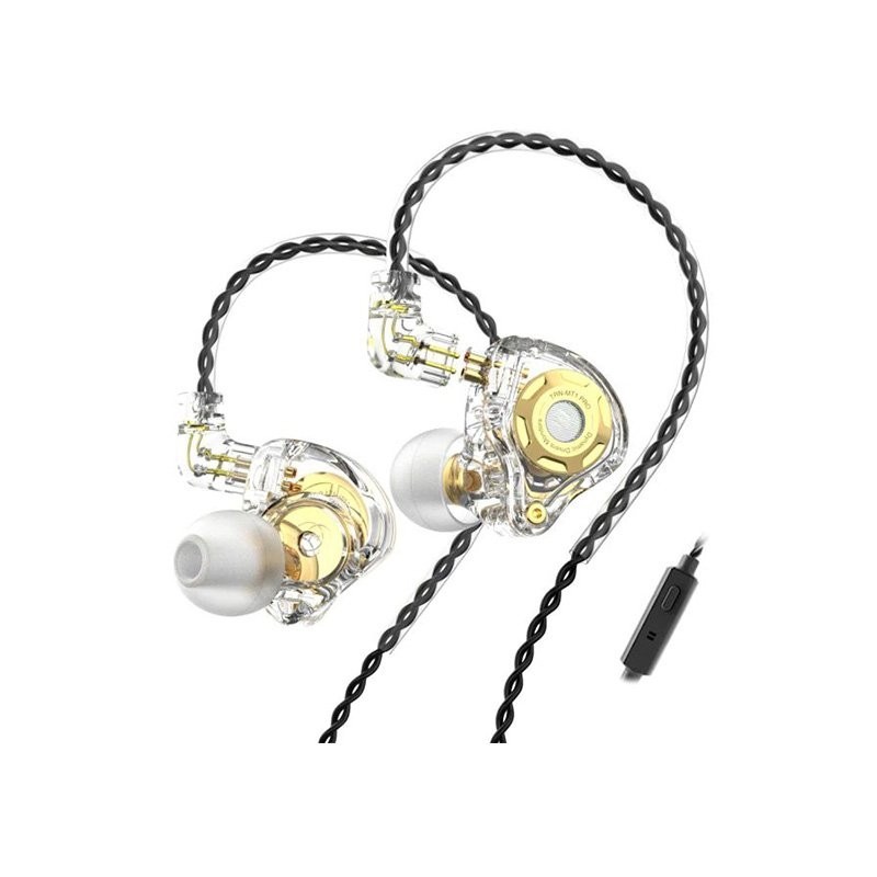 Jual TRN MT1 Pro with Mic Dynamic Driver Sport Gaming In Ear Earphone ...
