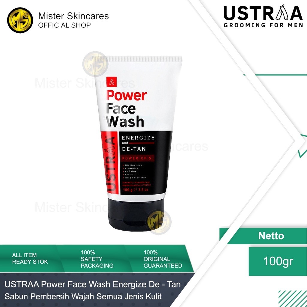 Jual Ustraa Power Face Wash Energize & De Tan 100gr - For All Skin ...