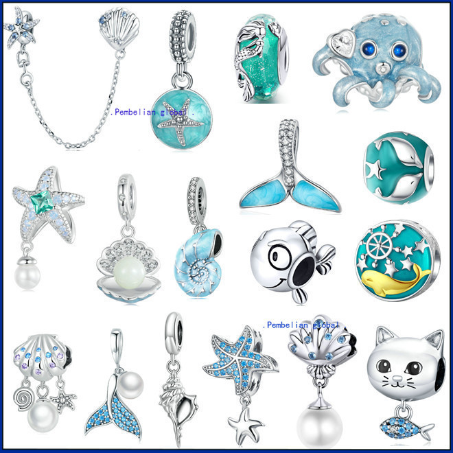 Jual Gambar koleksi manik-manik diy samudra biru, aksesori perhiasan ...