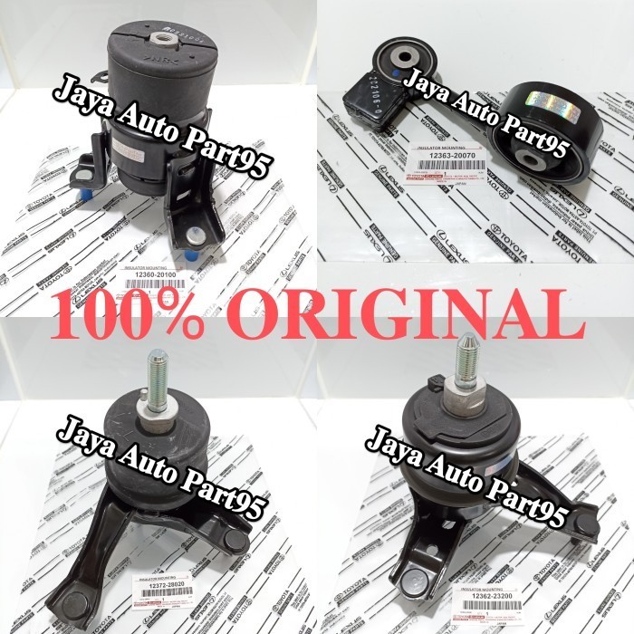 Jual engine mounting set toyota harrier 3.0cc 3000cc 2003-2012 original ...