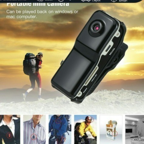 Jual Mini Spy Kamera Pengintai CCTV Portabel Wearable Cameras ORIGINAL ...