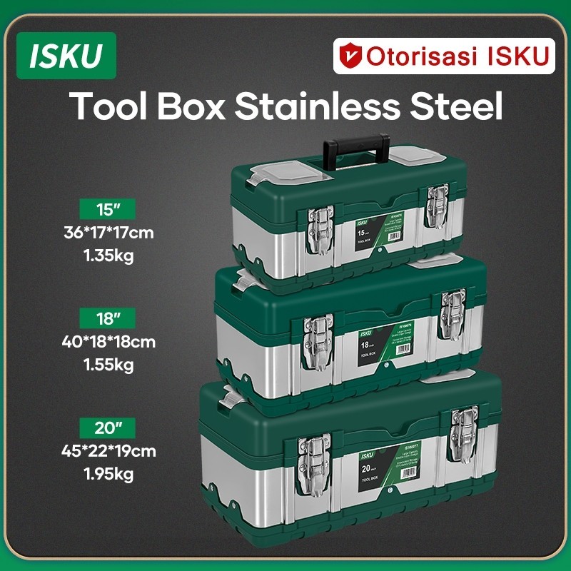 Jual XV56YH ISKU Tool Box Besar 19'' Bahan PP Tahan lama Toolbox Kotak ...