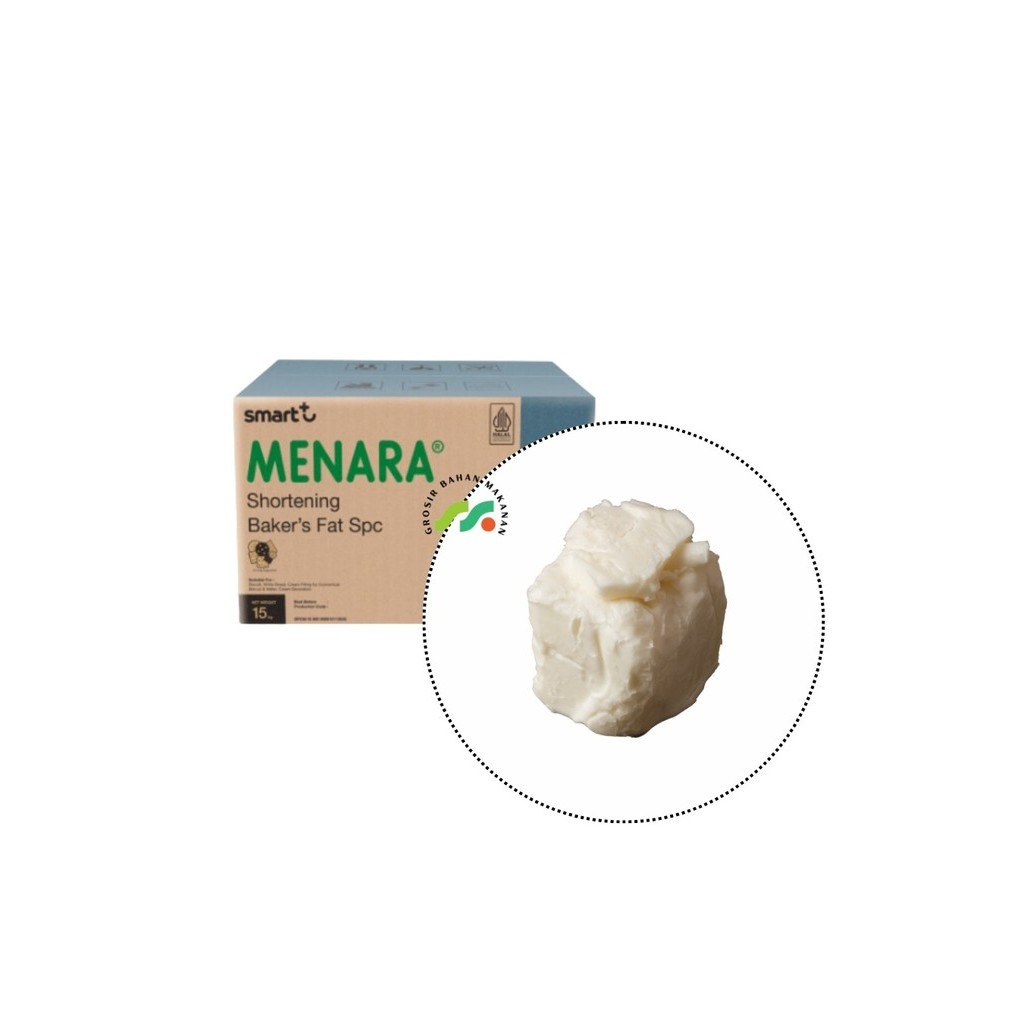 Jual MENARA SHORTENING BAKERS FAT CLASSIC 500 Gram Per Pcs | Shopee ...
