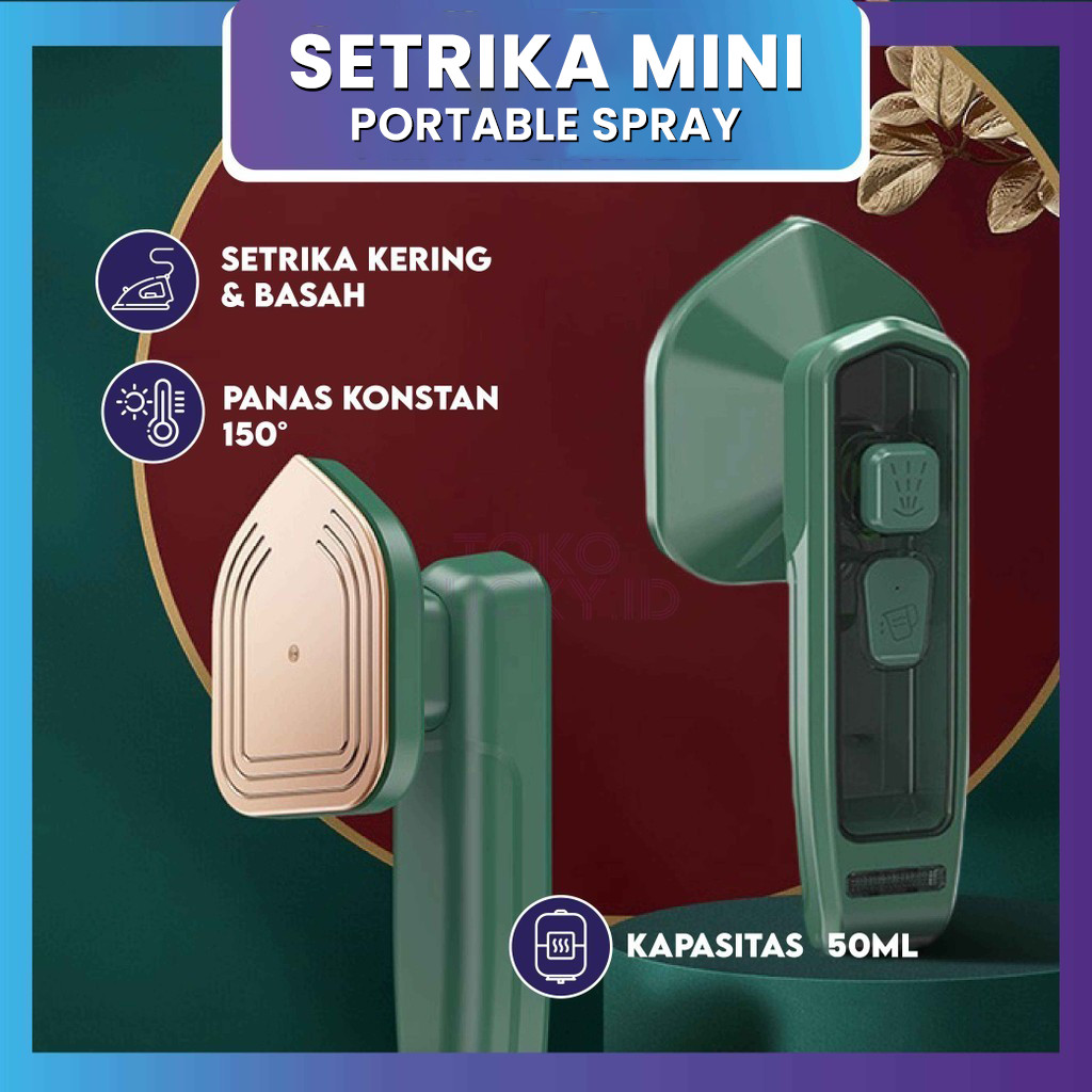 Jual Setrika Mini Portable Sprayer Travel Minimalis Ironing Listrik ...