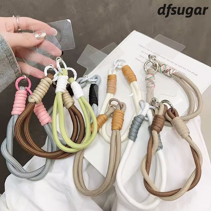 Jual Tali Ponsel Baru Diy Dikepang Tali Pergelangan Tangan Antihilang ...
