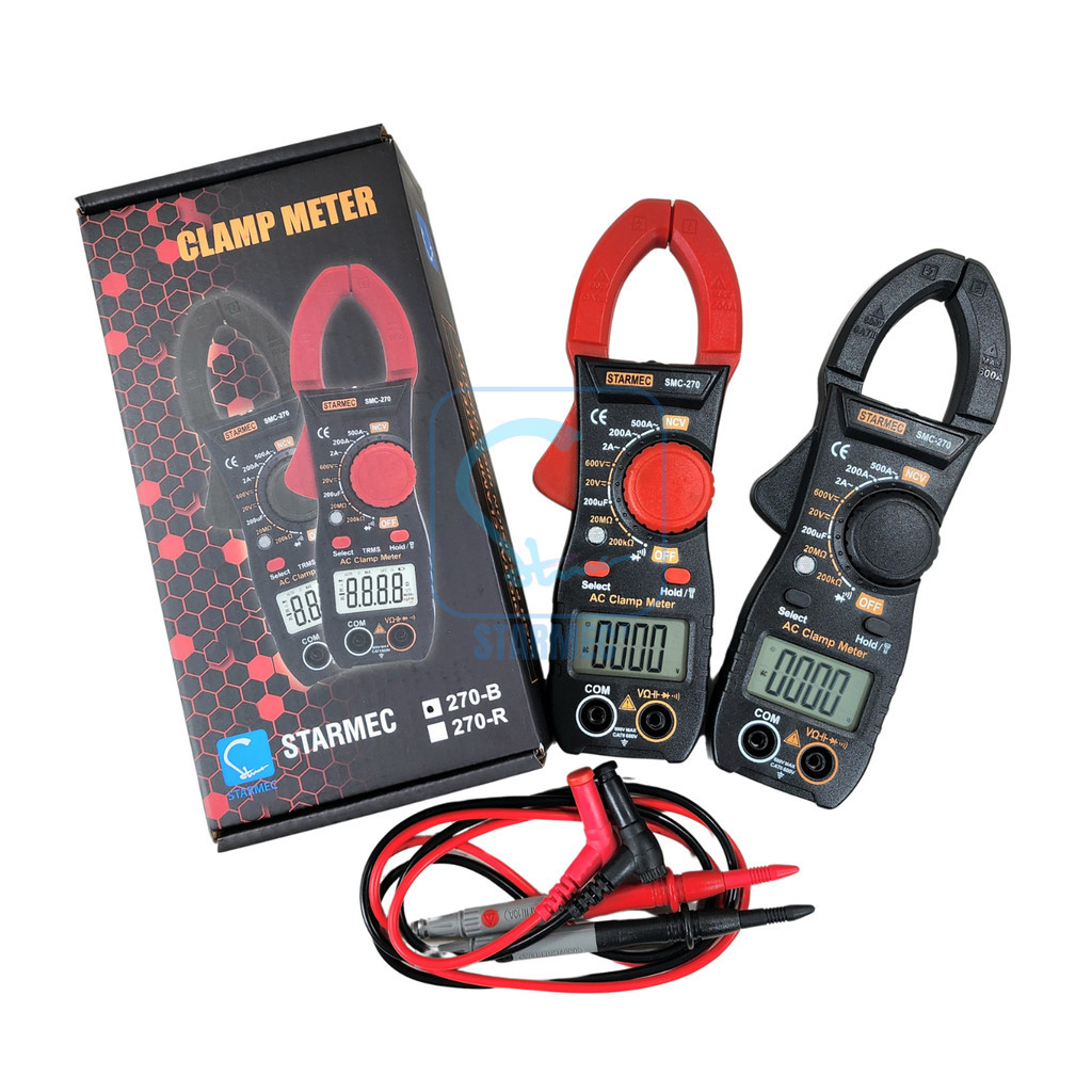 Jual Tang Ampere Digital 500A SMC-270 / Clamp Meter Digital 500A SMC ...