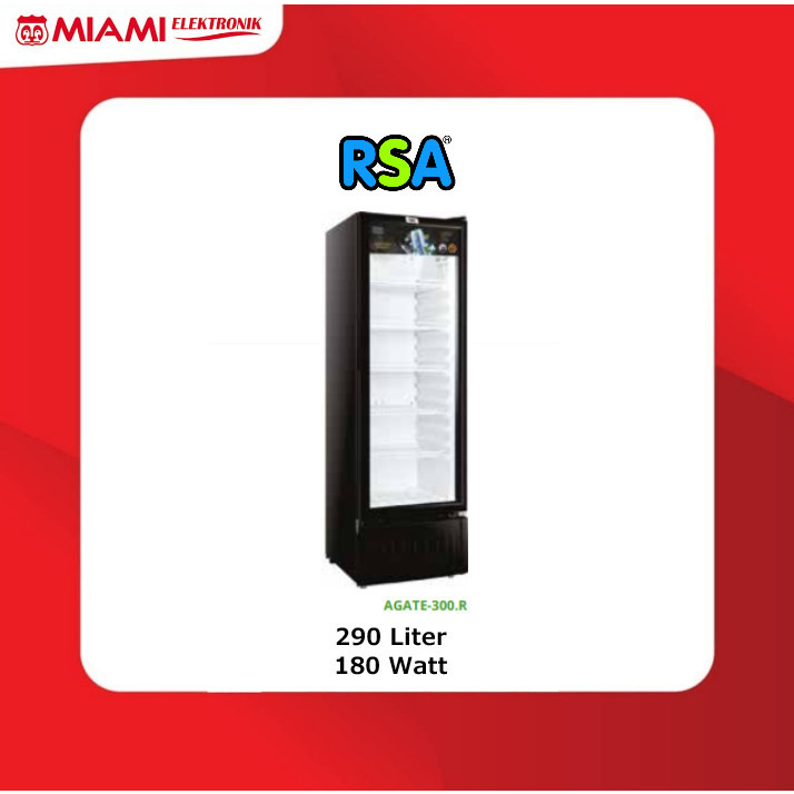 Jual RSA AGATE-300R / AGATE300R Showcase Chiller Display Cooler 5 Rak ...