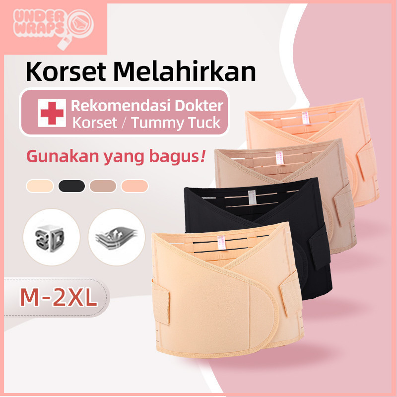 Jual Korset Melahirkan Postpartum Adjustable Corset Ibu Stomach Korset ...