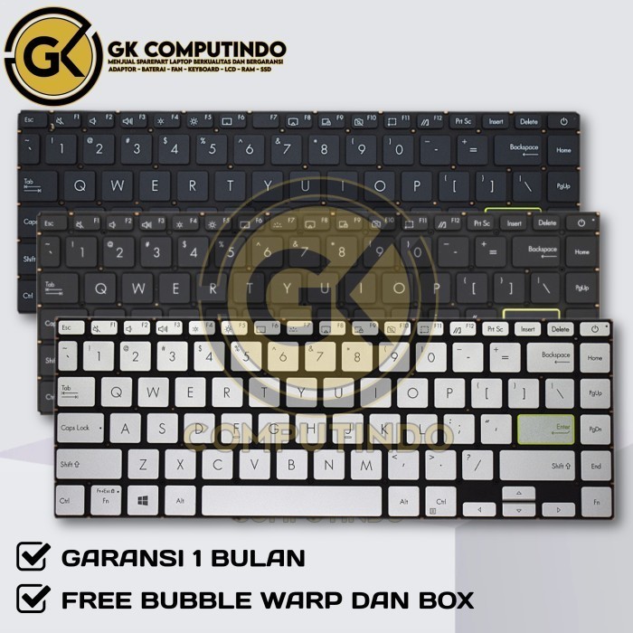 Jual Keyboard Asus VivoBook K413 K413F K413E K413EA K413EQ K413F K413JQ ...