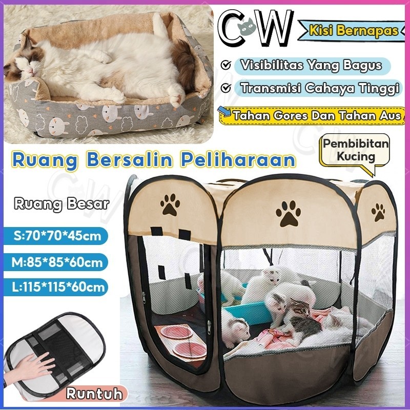 Jual Tenda Kucing Besar Anti Air Tenda Lipat Kucing Portable Kandang ...
