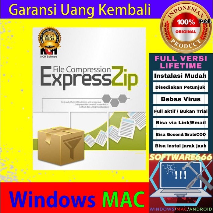 Jual Software Membuka Rar / Zip: NCH Express Zip Plus 8 [WIN] SOFTWARE - APLIKASI - PC | Shopee ...