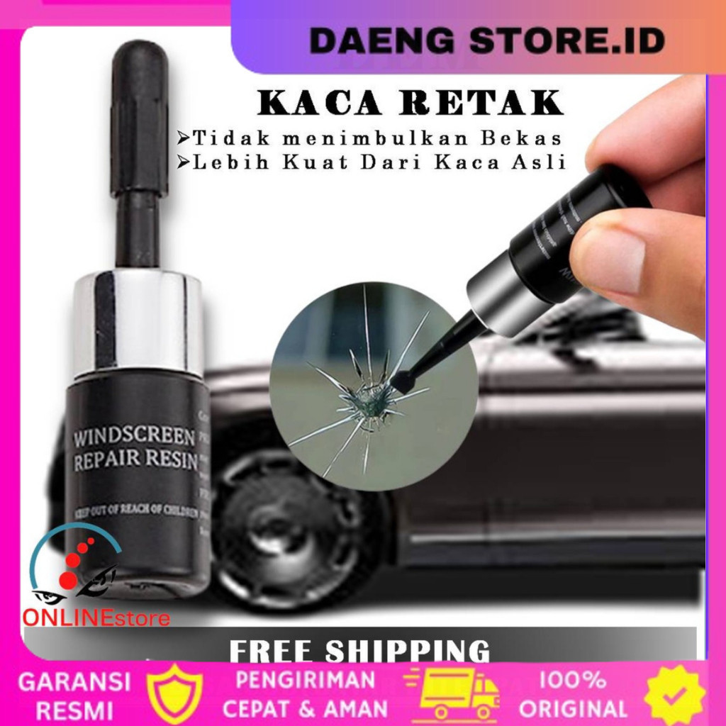 Jual Alat Reparasi Kaca Mobil Retak Car Window Crack Repair Repair Kit ...