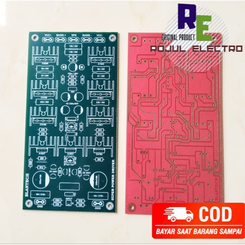 Jual PCB Driver UVJ B3 Pertinak | Shopee Indonesia