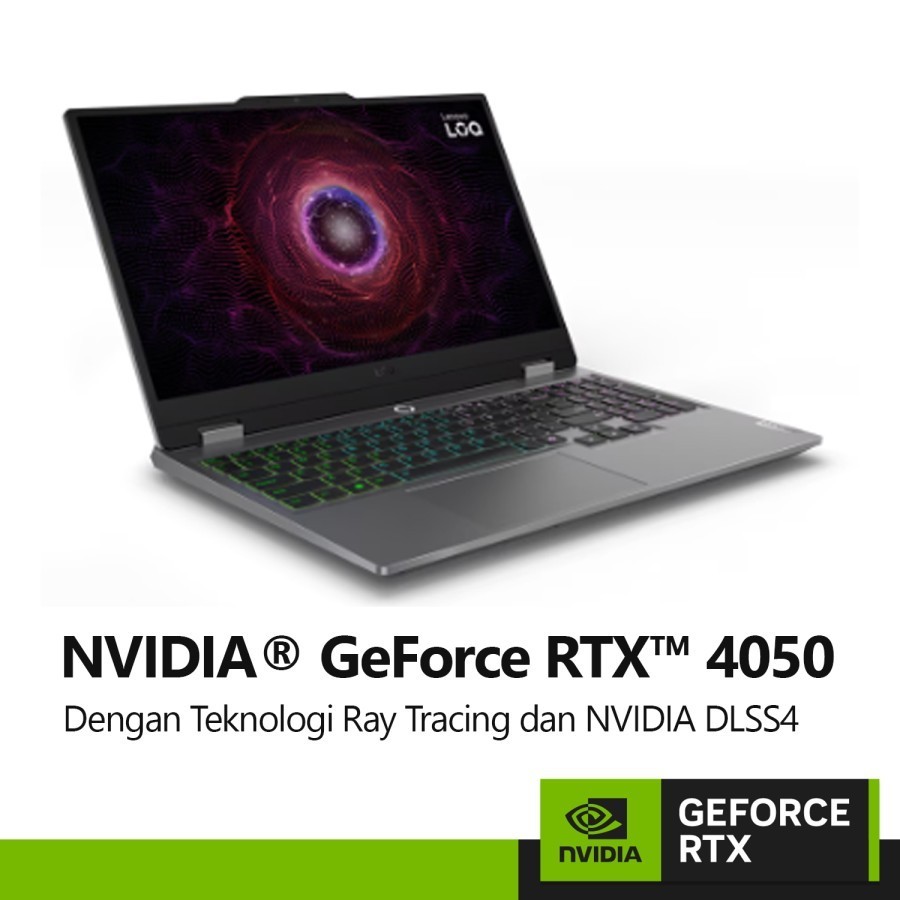 Jual LAPTOP LENOVO LOQ 15AHP9-38ID | R7-8845HS 8/512 RTX4050 15.6" W11 ...