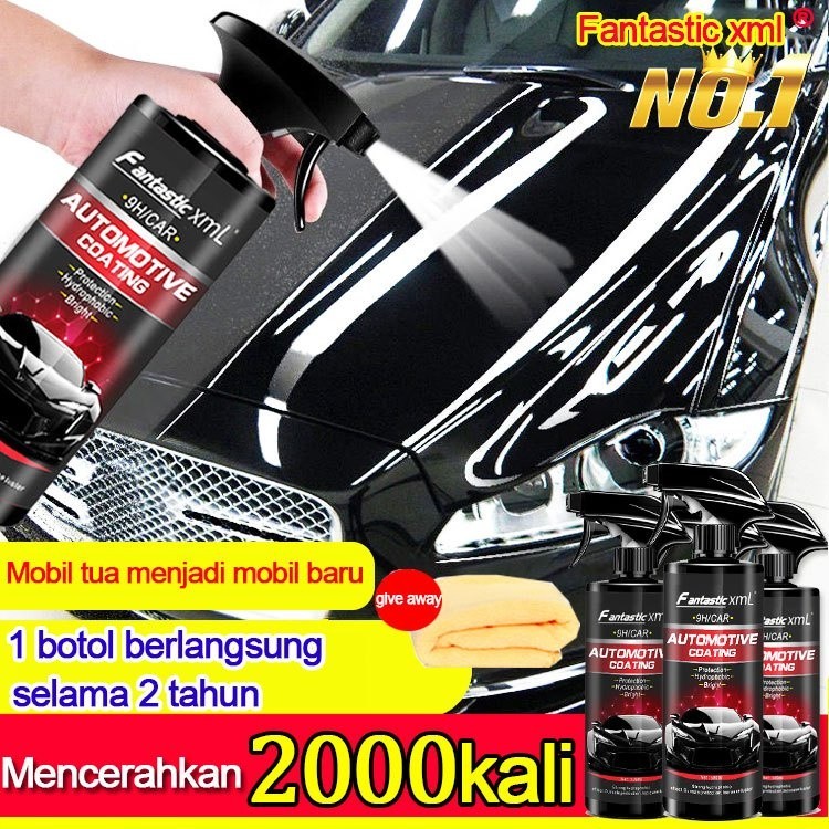 Jual 500ml Nano Ceramic Coating Pelindung Car Nano Coating Spray Pengkilap Body Motor Dan Mobil ...