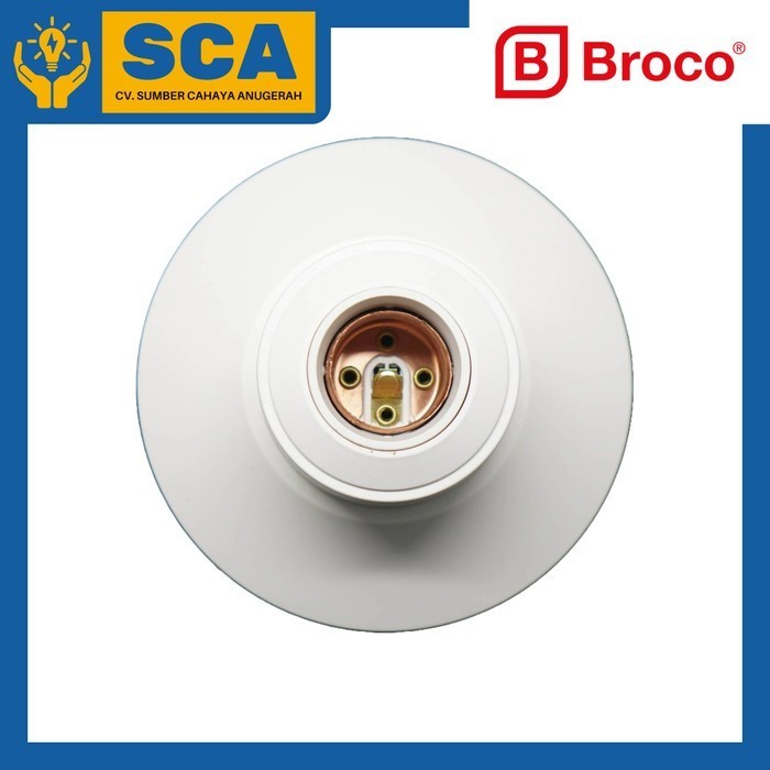 Jual Broco Gratio Fitting Plafon Lux Putih 12101 | Shopee Indonesia