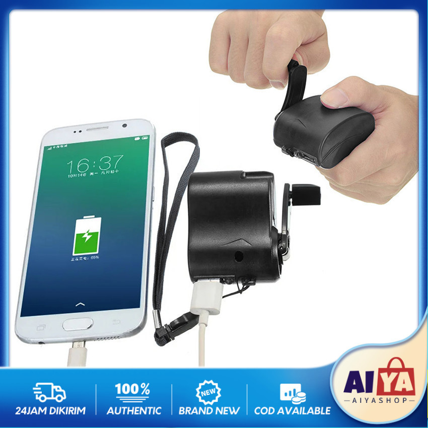 Jual Charger Engkol Darurat Manual Tanpa Listrik Universal Untuk Hp ...