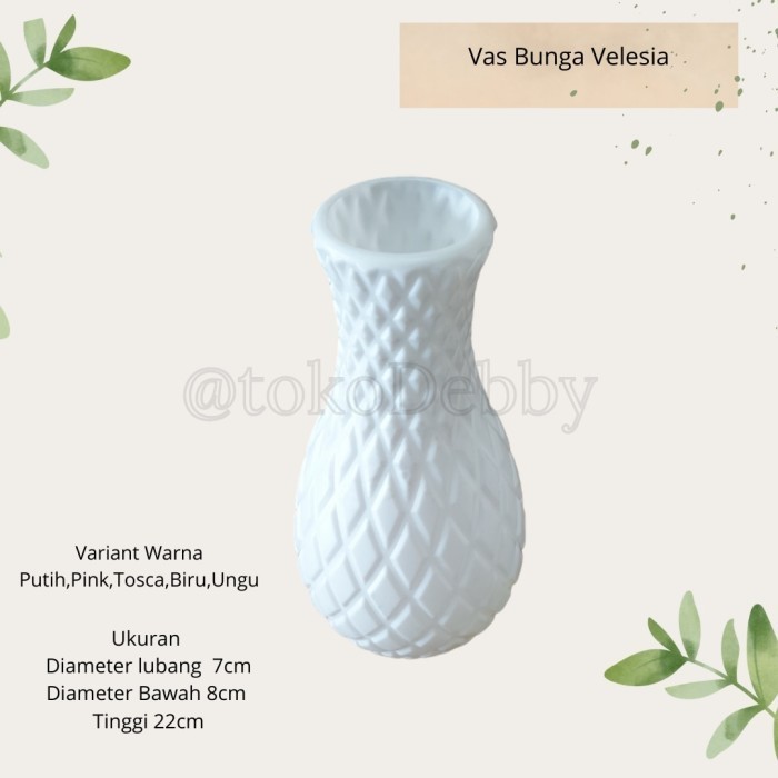 Jual Vas Bunga Velesia Vas Bunga Artifial Bunga Plastik | Shopee Indonesia
