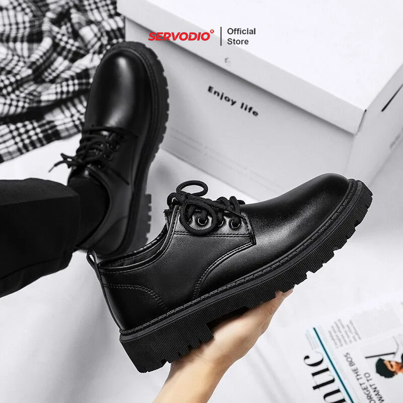 Jual Servodio - Bintoro Sepatu Formal Sepatu Docmart Unisex | Shopee ...