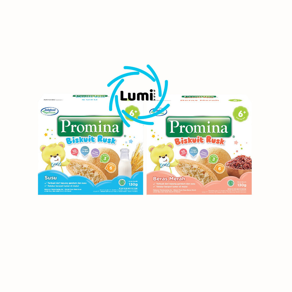 Jual Promina Rusk Susu dan Beras Merah 130 g | Shopee Indonesia