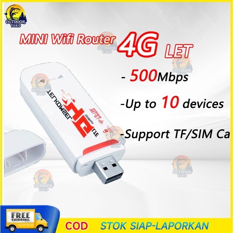 Jual Portable Modem Wifi 4G All Operator USB 500Mbps Unlock Band 1/3/5 ...