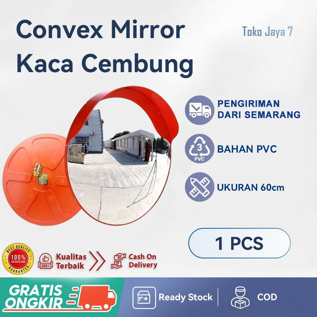 Jual CONVEX MIRROR 60 CM KACA CEMBUNG SAFETY JALAN TIKUNGAN OUTDOOR ...