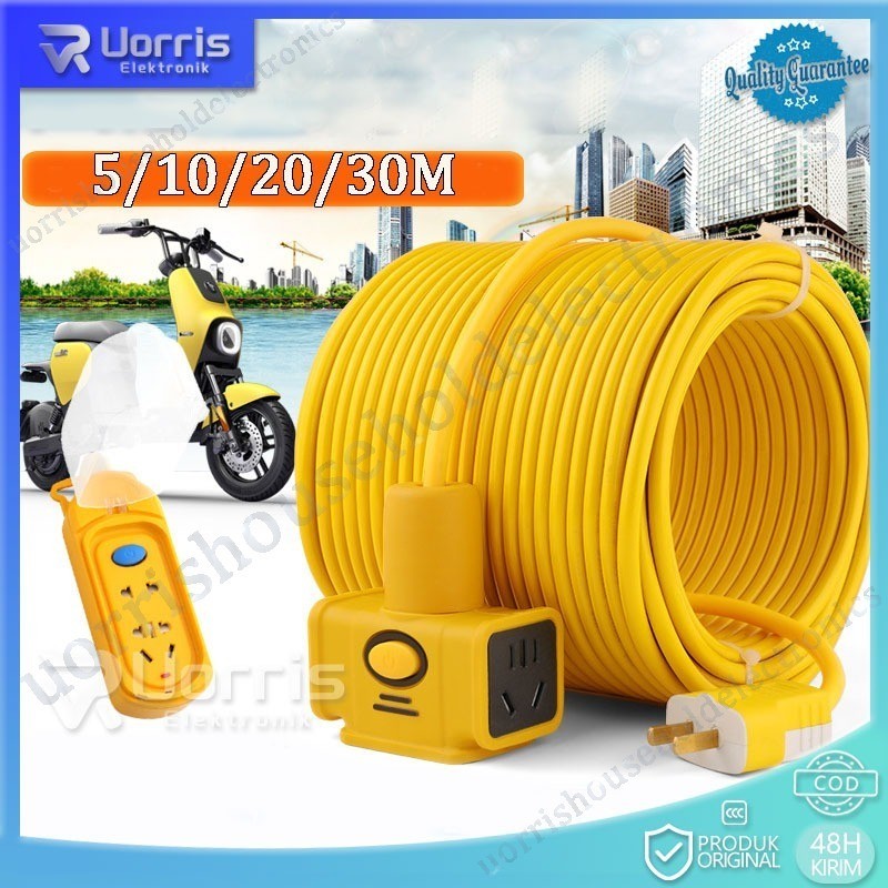 Jual 【COD】20m/30m mtr Kabel Ekstensi 1.5 mm Cable Extension Sambungan ...
